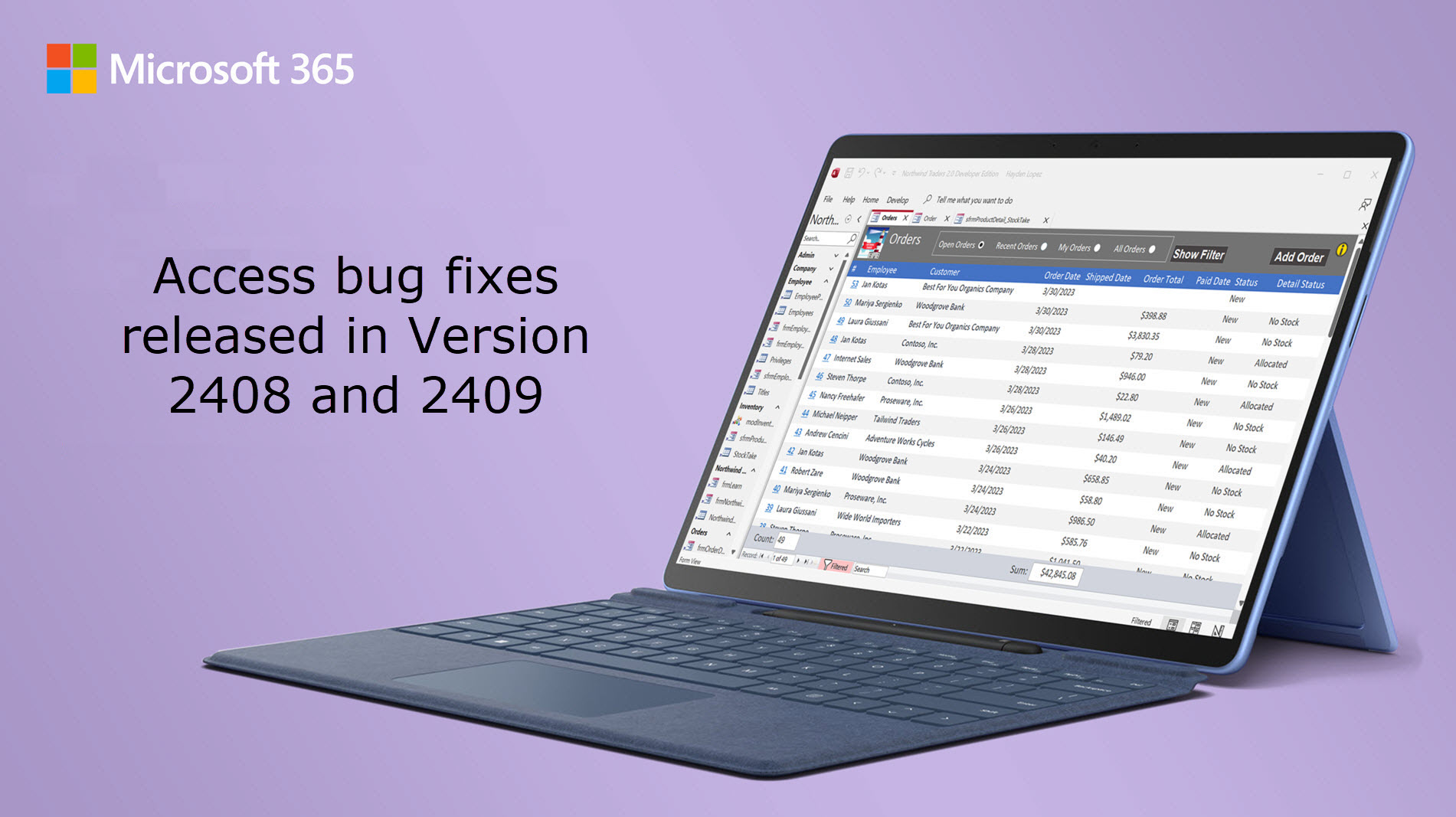Microsoft Access fixes released in Version 2408 and 2409 - Windows 10 ...