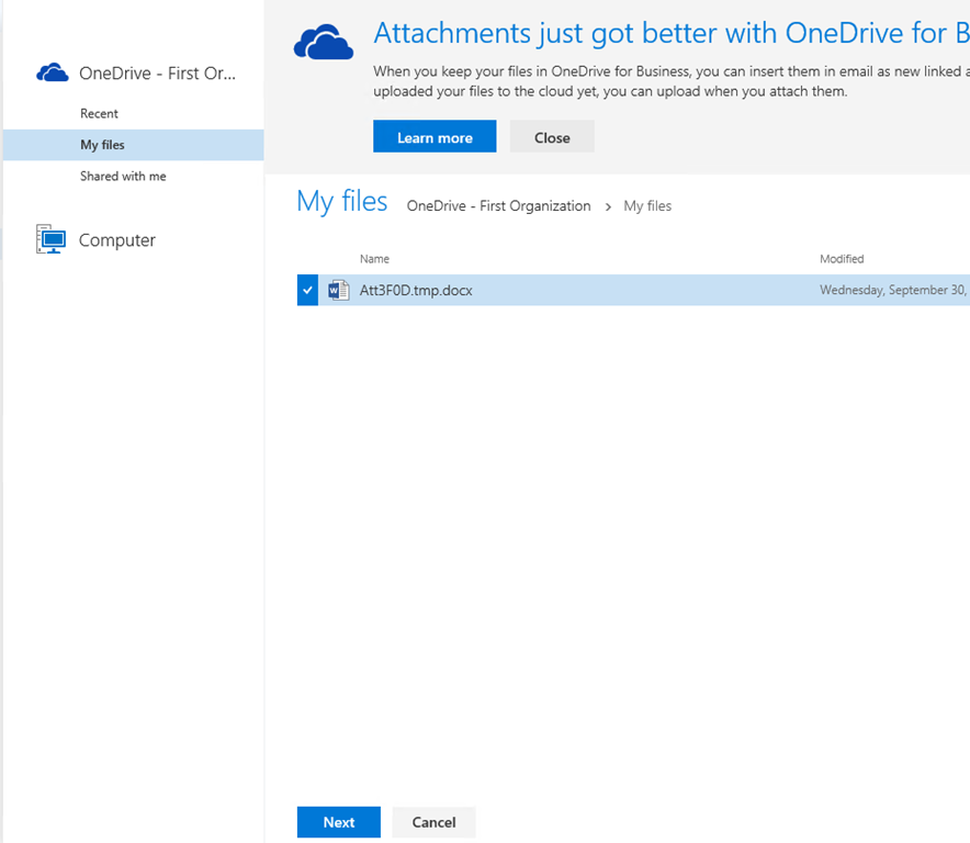 Modern Attachments for Exchange 2016 Hybrid Customers | Microsoft ...