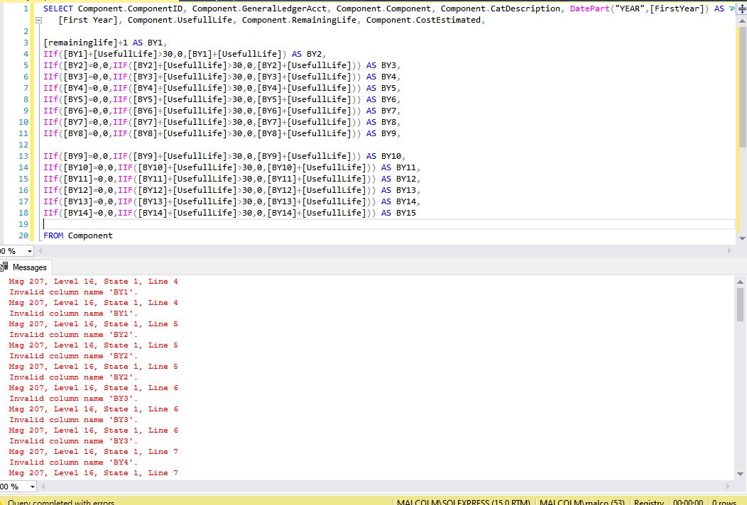 Query Error Message Too Complex Microsoft Community Hub