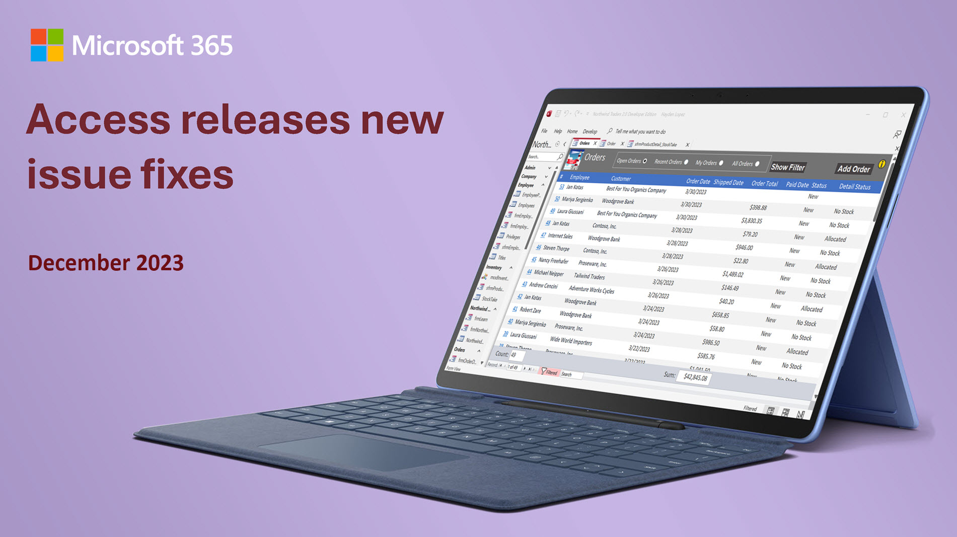 Access Releases 9 Issue Fixes in Version 2312 (Released January 4th, 2024)