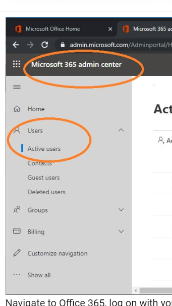 Missing users tab in 365 admin center | Microsoft Community Hub