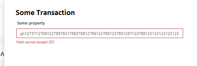 ABW - why the 255 character limit on string parameters? | Microsoft ...