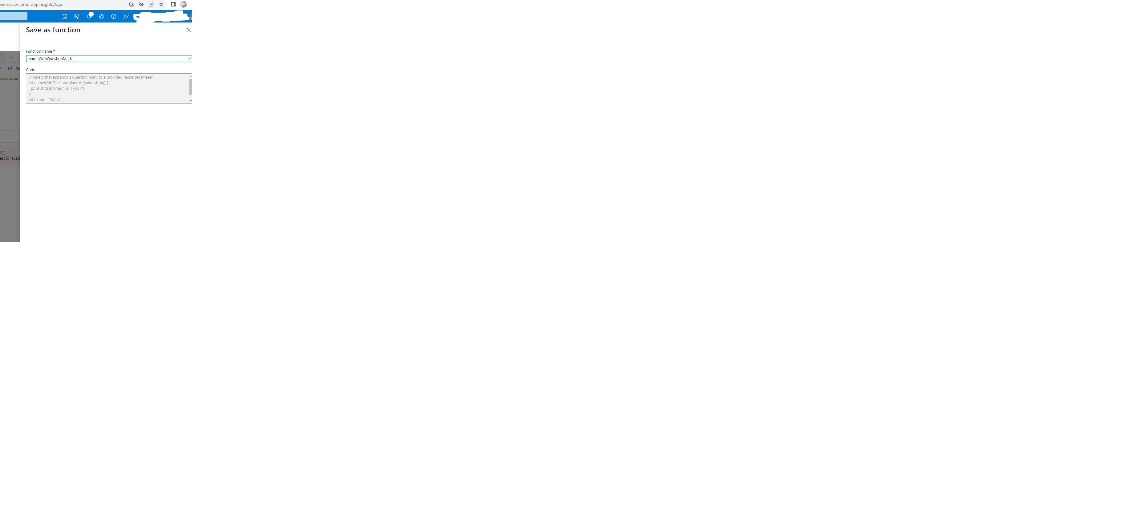 Azure Logs: KQL Custom function with parameters | Microsoft Community Hub