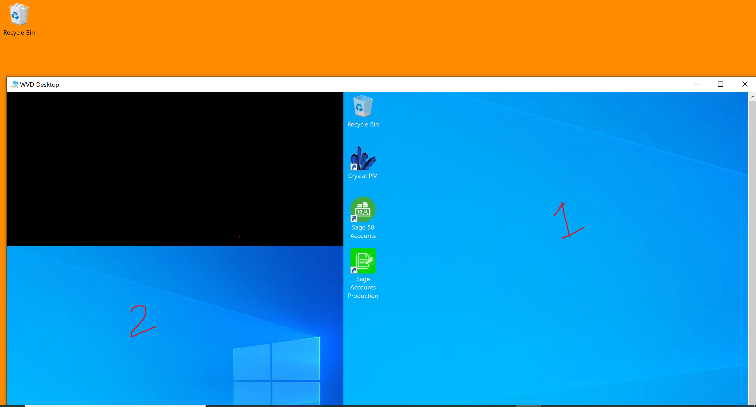 Multiple monitor screen does not align with client machine | Microsoft ...