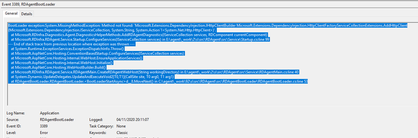 Windows Virtual Desktop Agent Upgrade Failed | Microsoft Community Hub