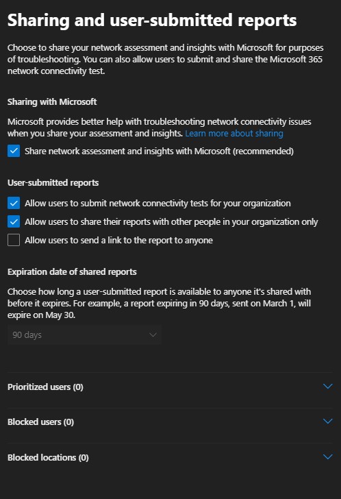 Microsoft 365 network connectivity test tool now with report sharing is ...