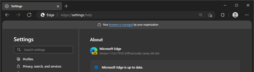 I'm using Edge 113.0.1755.0 canary (64 ) but rounded web contents not ...