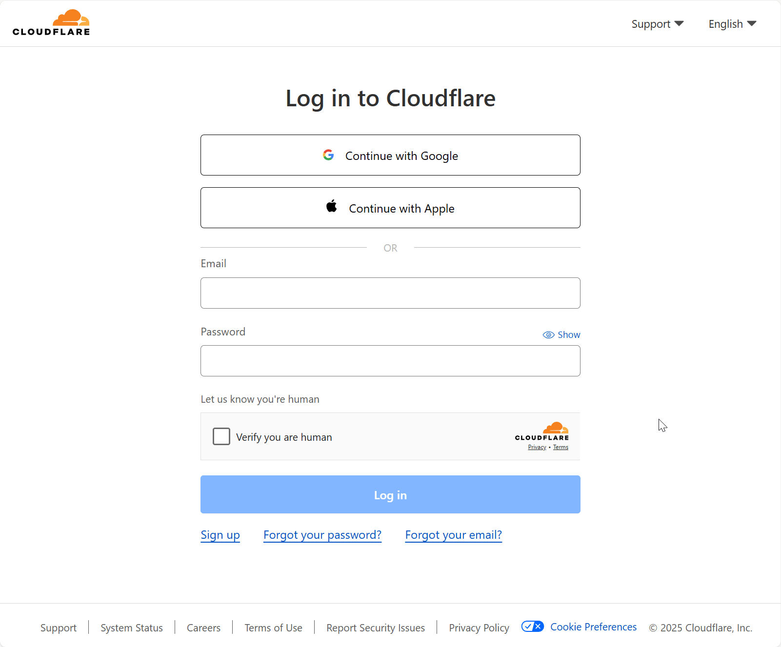unable to login into cloudflare on edge canary 136.0.3182.0 | Microsoft ...