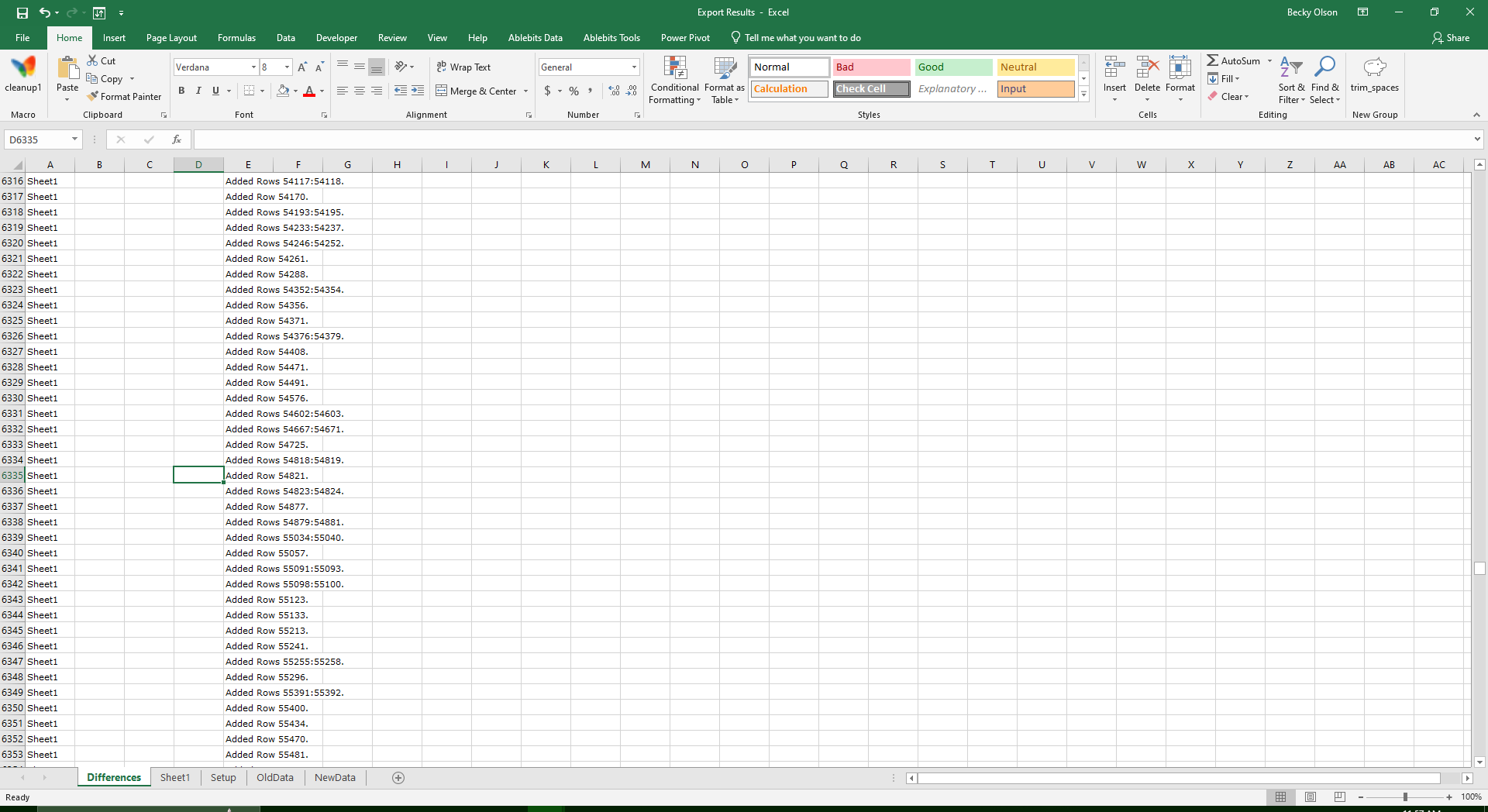 Spreadsheet Compare Output | Microsoft Community Hub