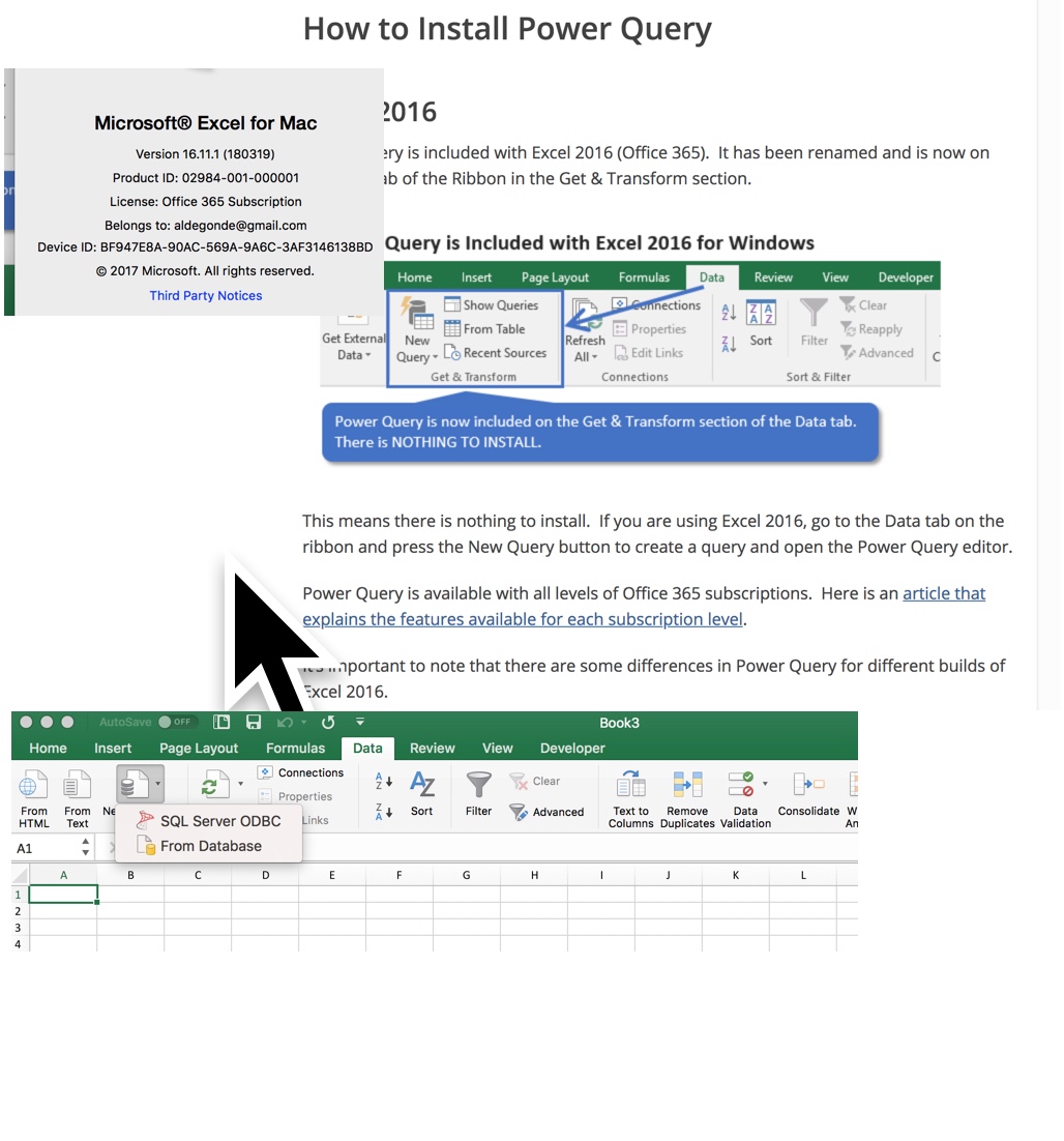 power query not available mac | Microsoft Community Hub