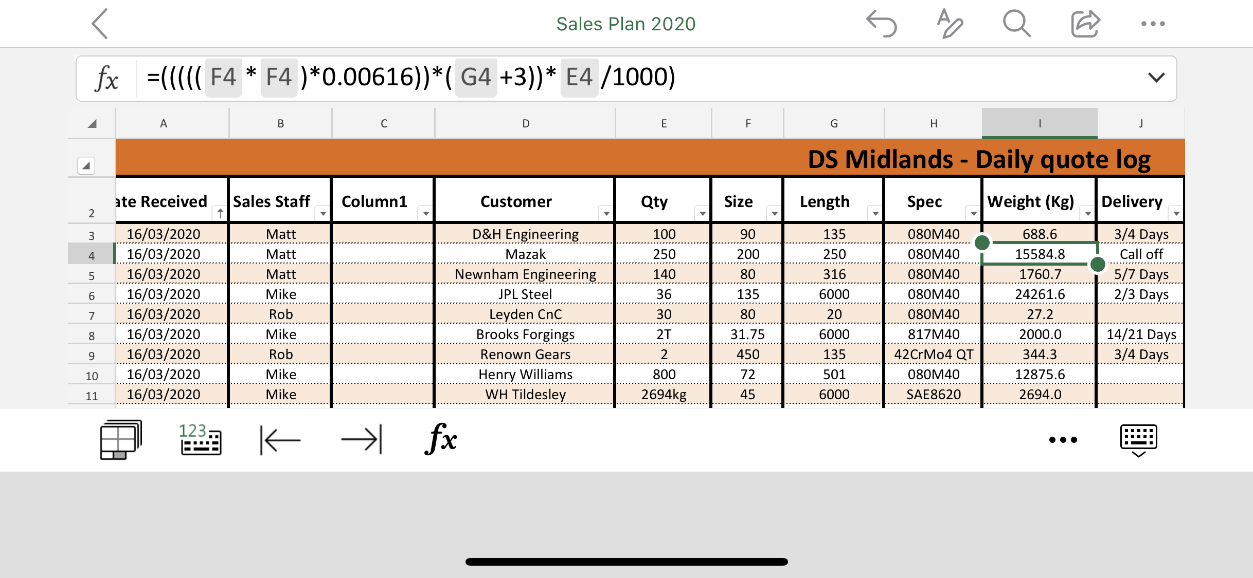 Use Calculation Formula Based On A Drop Down List Cell Microsoft