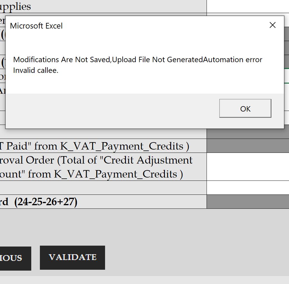 Automation error exception | Microsoft Community Hub