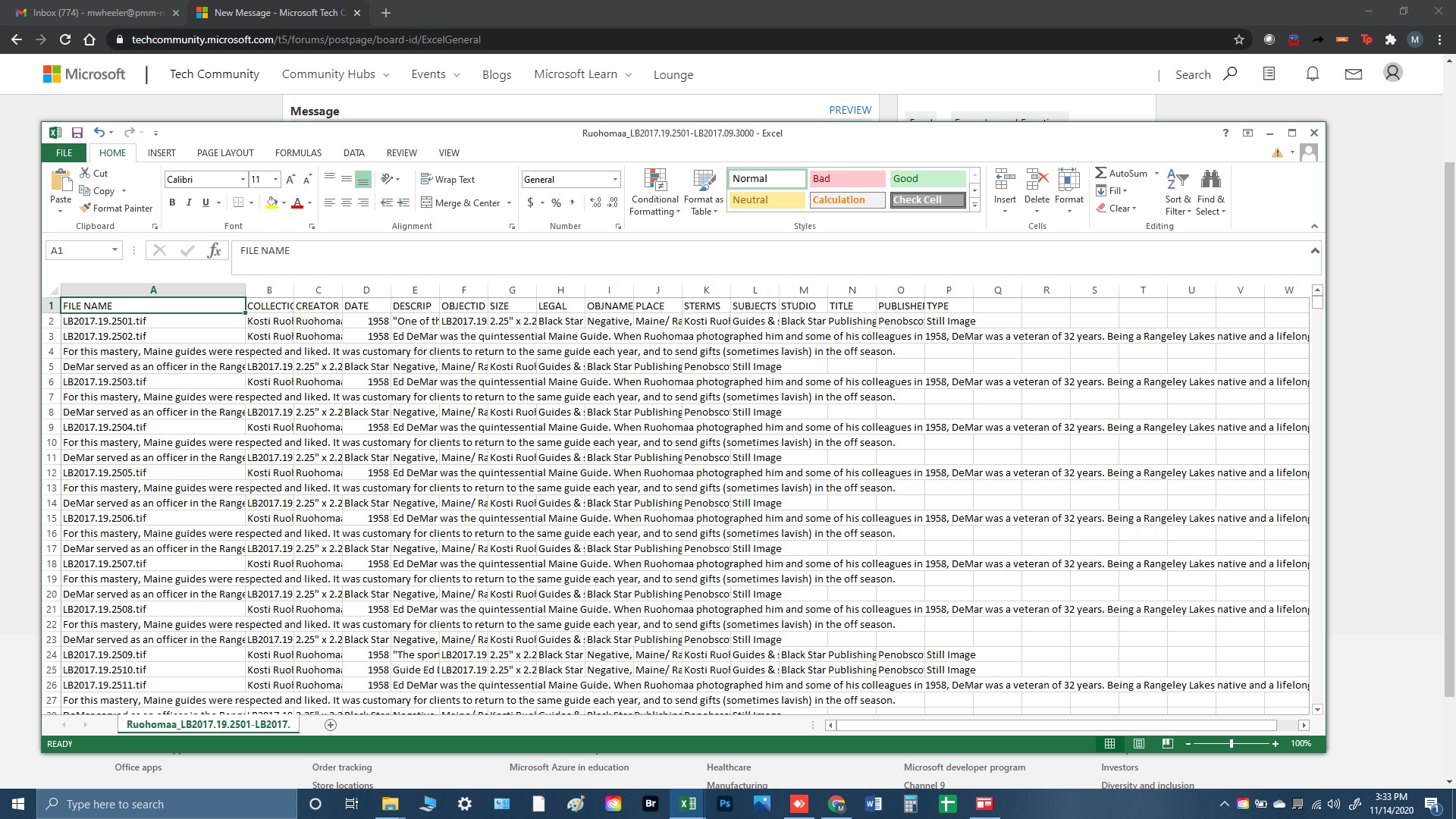 jumbled column contents excel to .txt | Microsoft Community Hub