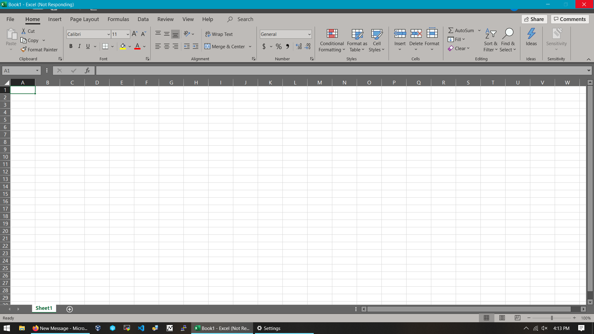 Excel Hangs Applying Any Formatting to Cells | Microsoft Community Hub
