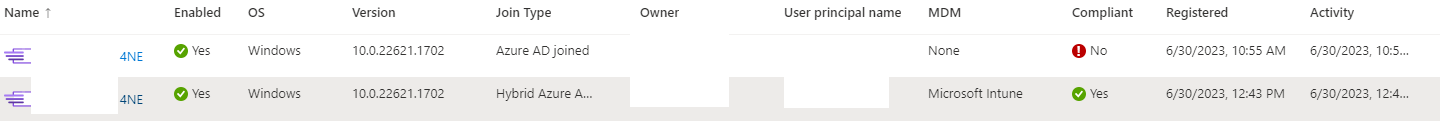 Autopilot Hybrid Azure AD Joined Duplicate device is Non Compliant ...