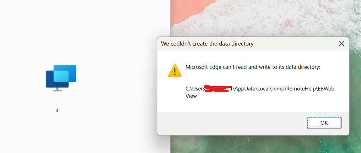 QuickAssist Error 1002 - can we no longer run this as a non-admin user ...