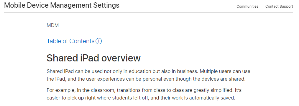 iOS Shared Devices | Microsoft Community Hub