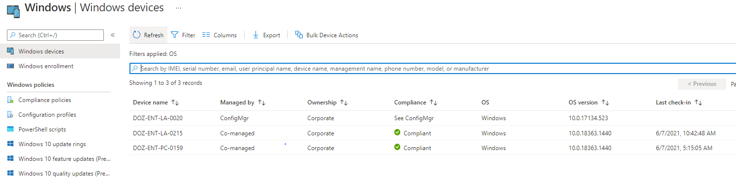 Intune Device restriction (USB Block) Showing not applicable ...