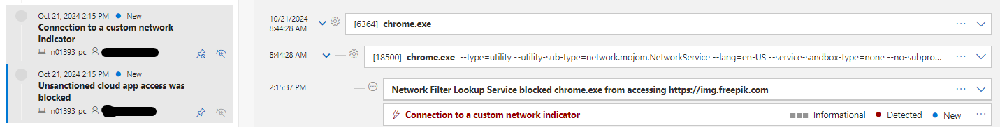 Duplicate alerts generated when unsanctioned app is accessed ...