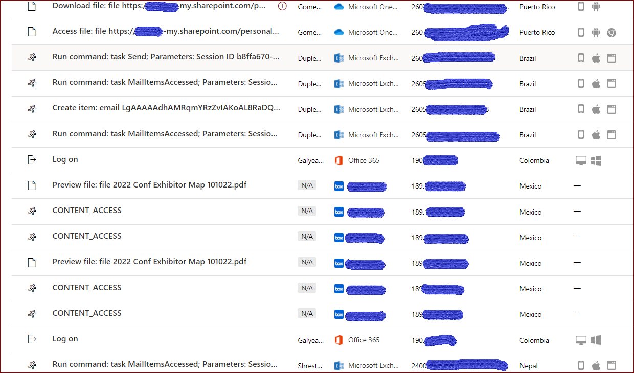 Are these questionable activities? | Microsoft Community Hub
