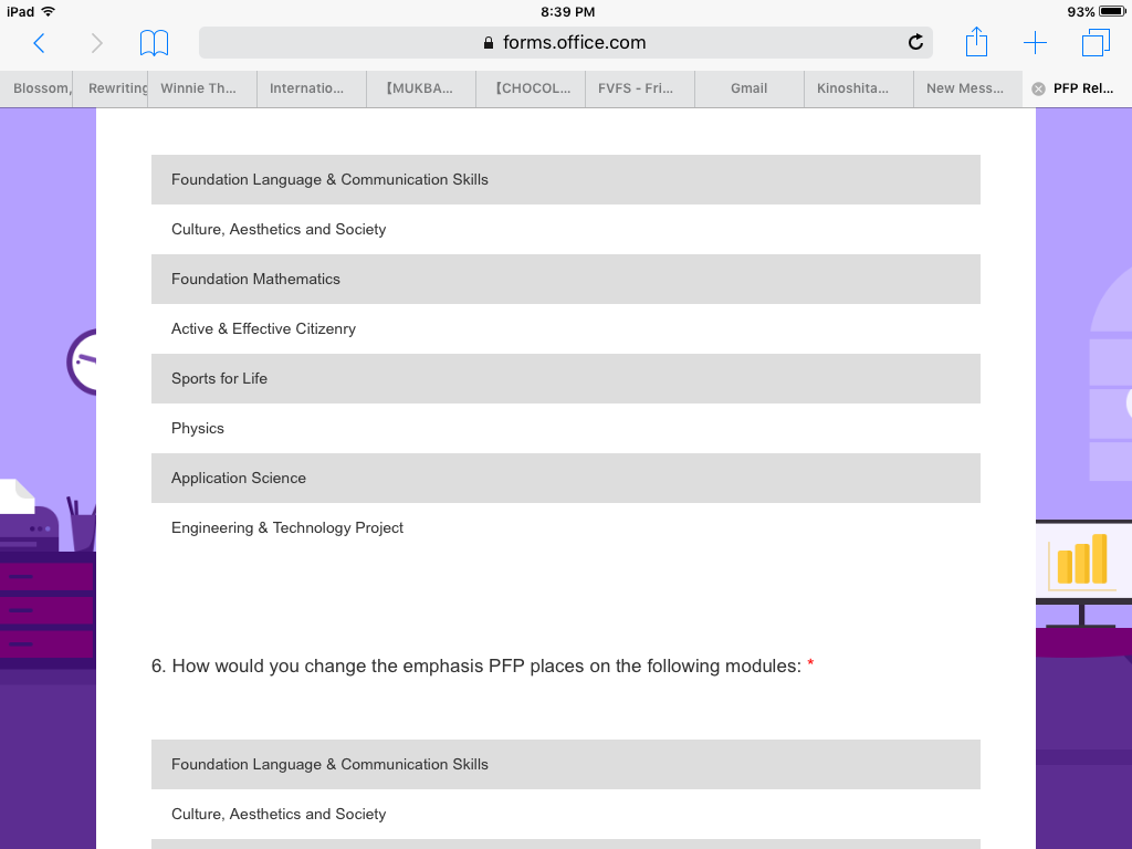 Options missing for Microsoft forms | Microsoft Community Hub