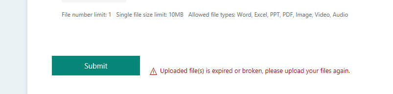 Forms Error when submitting | Microsoft Community Hub