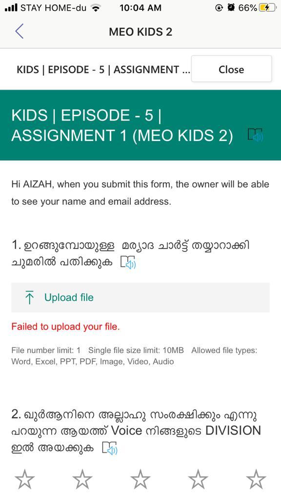 Failed To Upload Your File Error Coming On And Off Microsoft