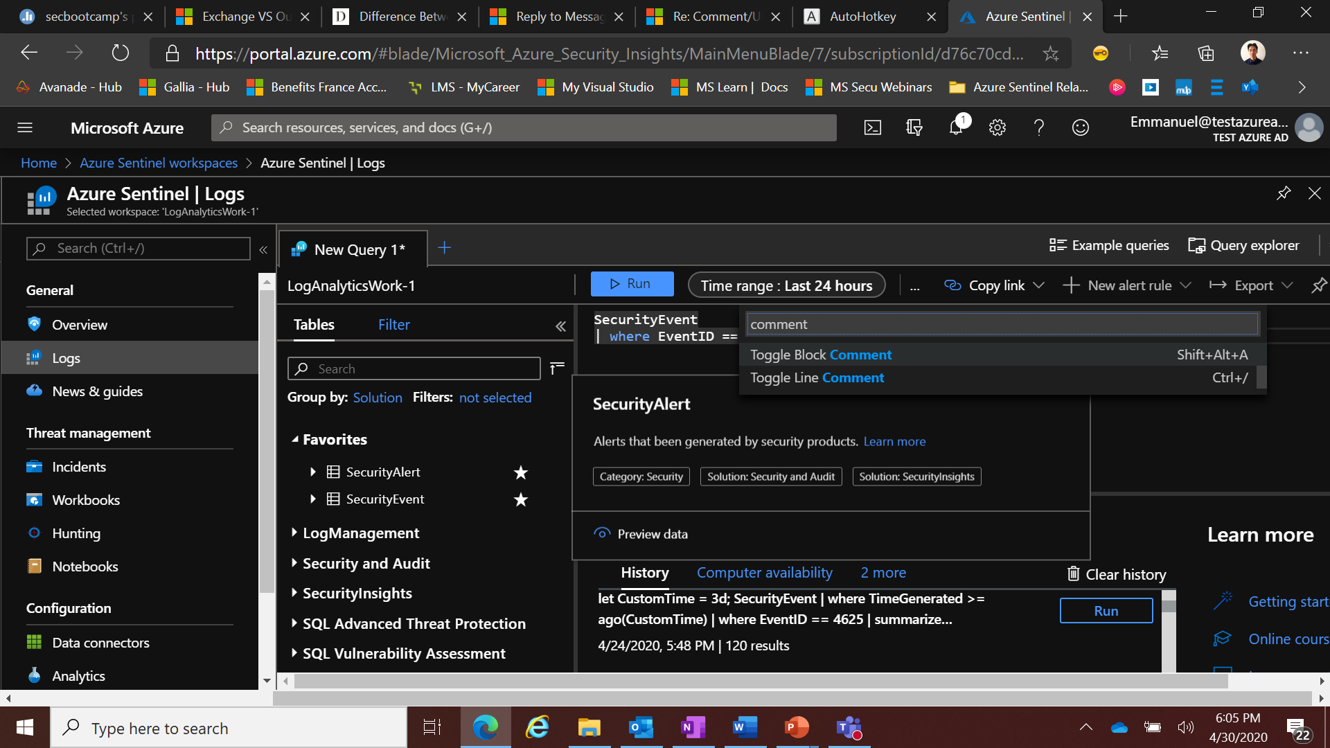 Comment/Uncomment multiple lines | Microsoft Community Hub