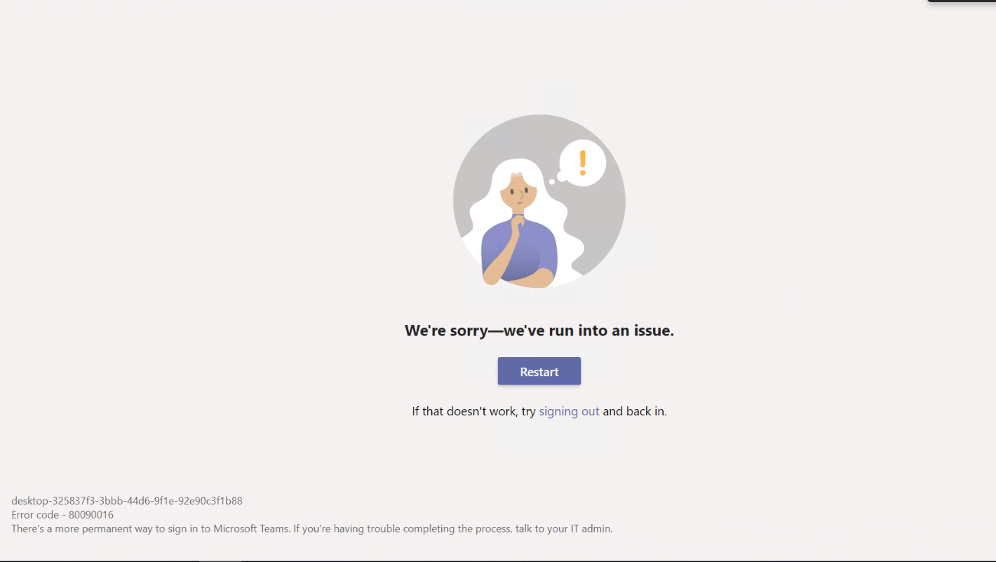 SIGN IN TO TEAMS ON VM | Microsoft Community Hub