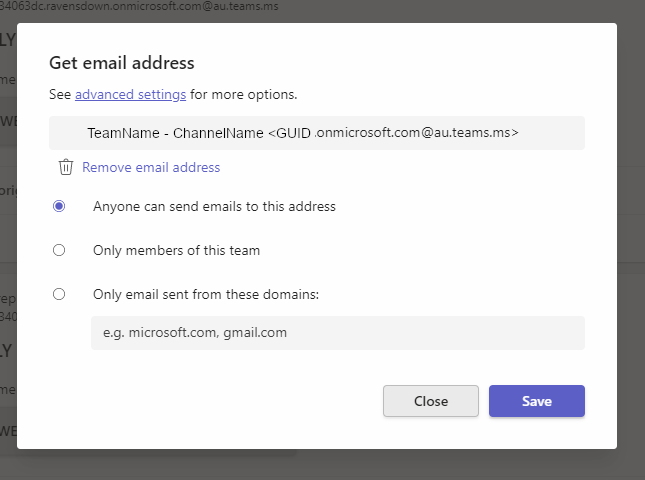 Teams channel email delivery fails for non-team member | Microsoft Community Hub