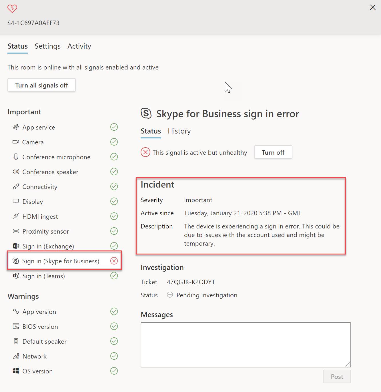 Teams Rooms sign in issue with Skype for Business | Microsoft Community Hub