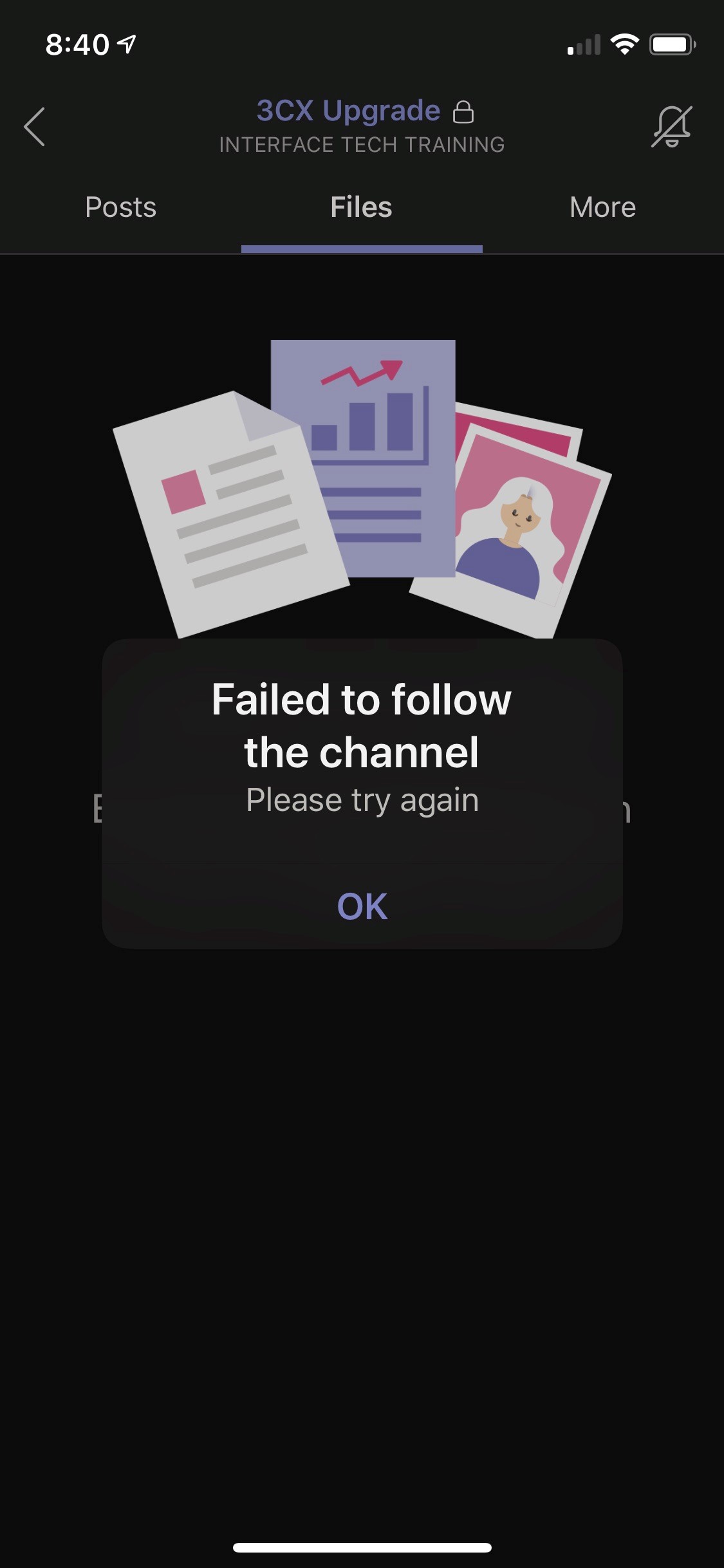 Can't follow private channel on IOS app. | Microsoft Community Hub