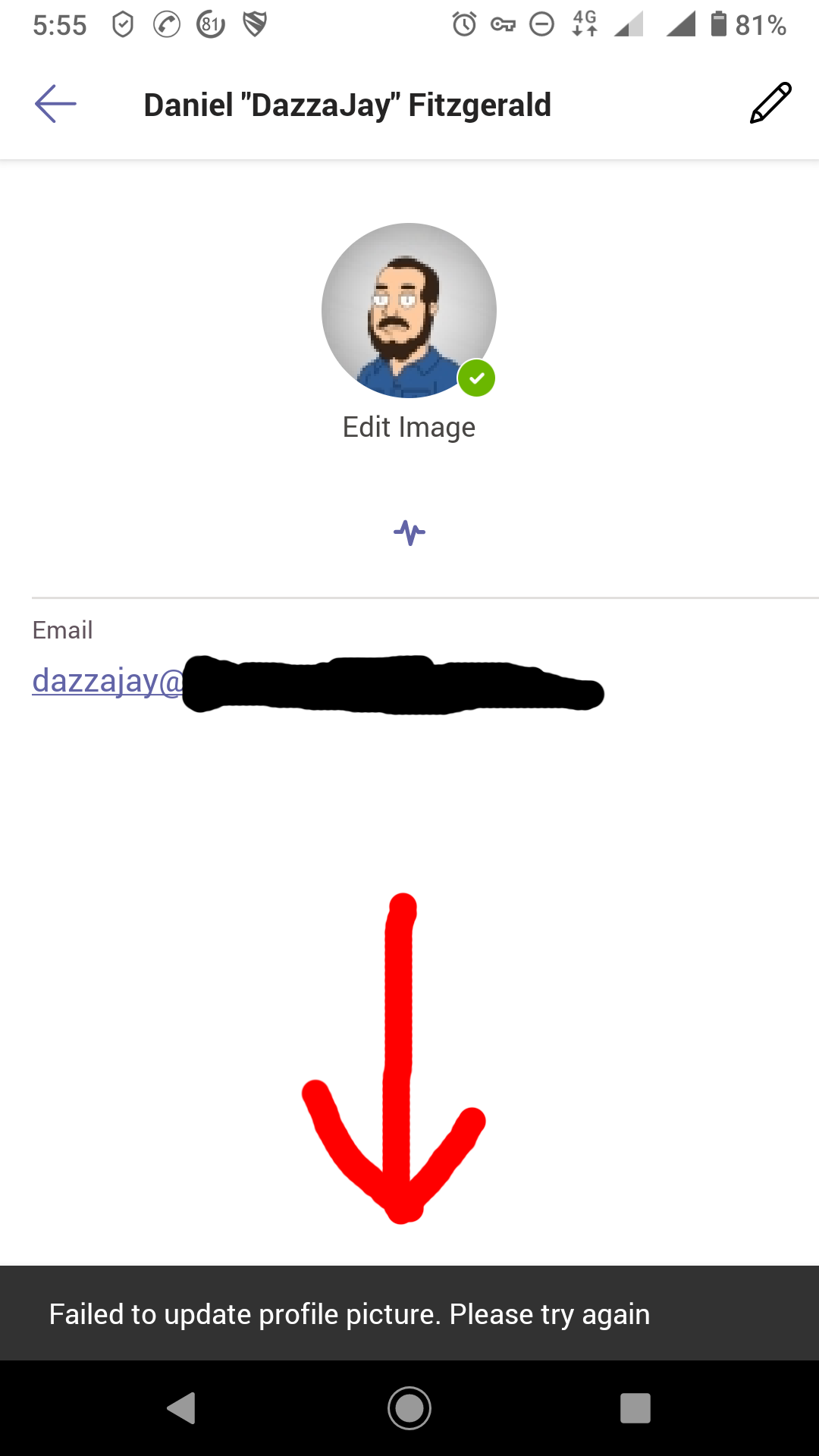 Can't change Microsoft Teams Profile Picture (Receiving Error ...