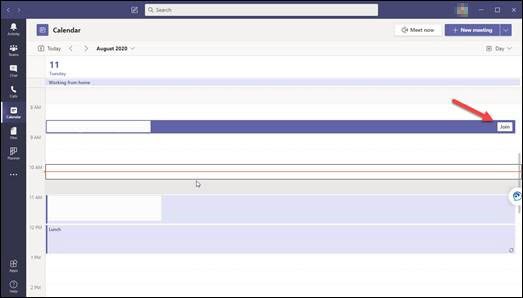 How does the Join button work for the Teams Calendar | Microsoft ...