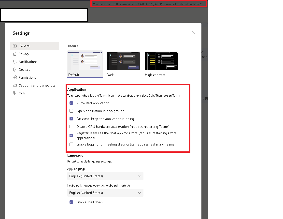 New Meeting Experience Completely gone (not unchecked, not grayed out ...