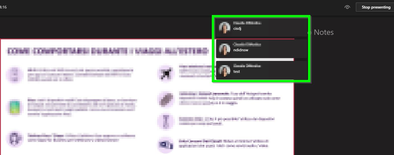 remove tiny chat popups while in Teams presenter mode | Microsoft ...