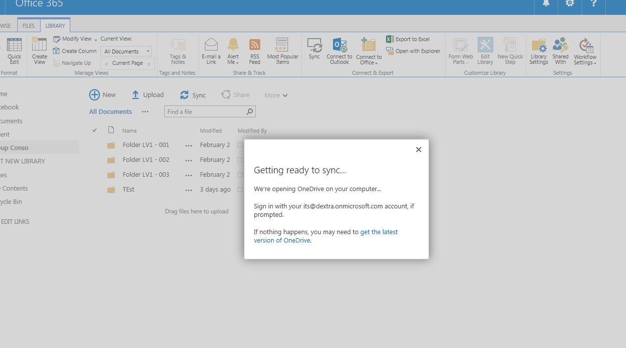 Did not promt while sync SharePoint with IE 11 | Microsoft Community Hub