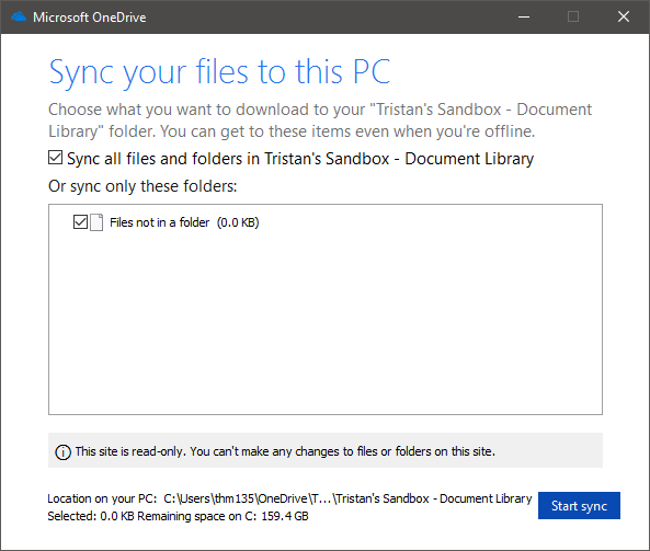 Sync error with OneDrive from SharePoint Document Libraries | Microsoft ...
