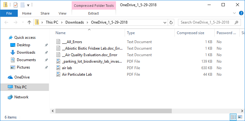 OneDrive ZIP downloads is converting Office 365 files to TXT, but not ...