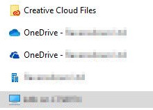 Two onedrive for business file explorer "Onedrive - companyname ...