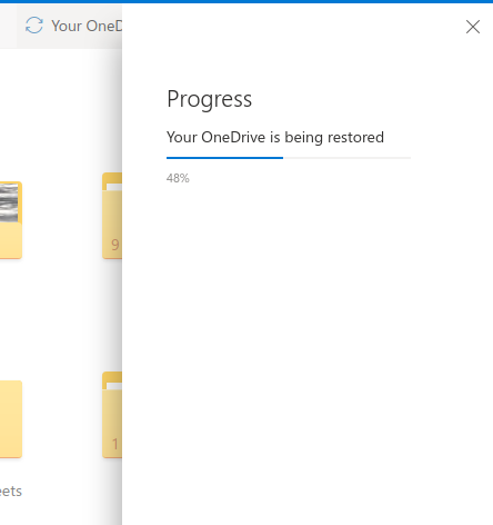 OneDrive frozen while Restoring OneDrive | Microsoft Community Hub