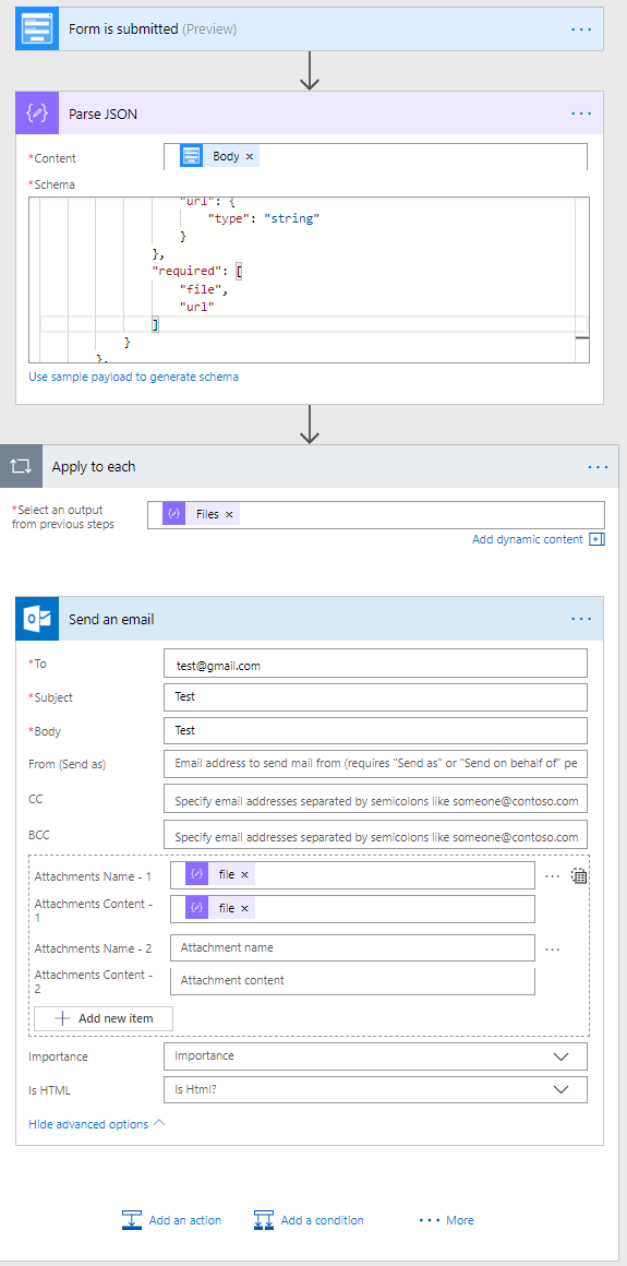 Send Multiple Attachments From Json Parsing Microsoft Community Hub