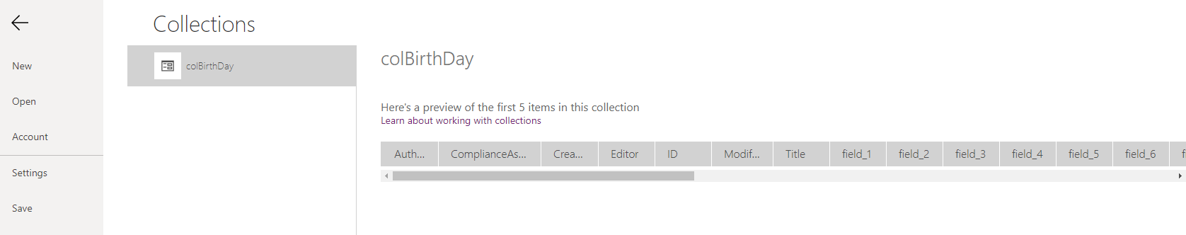 Collection not populating | Microsoft Community Hub