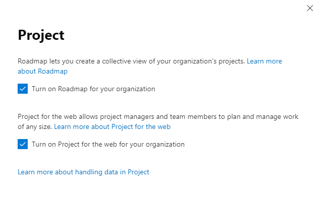 P4W with trial plan 3.. but only can create roadmap and PWA | Microsoft ...