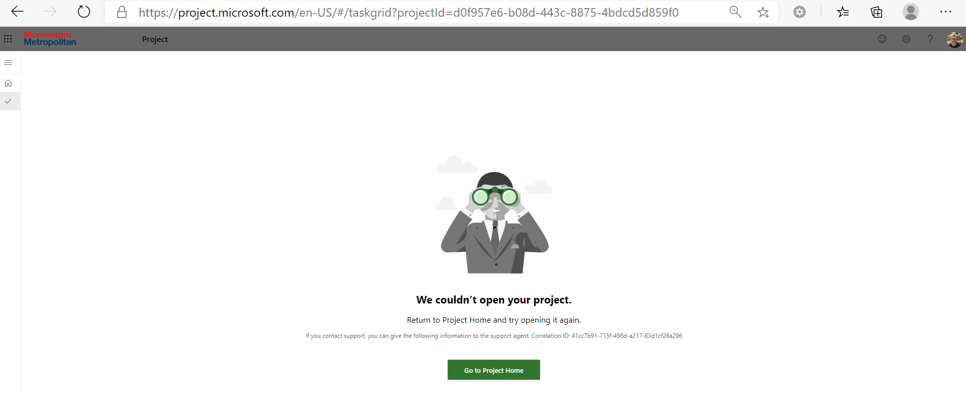 No projects are not opening | Microsoft Community Hub