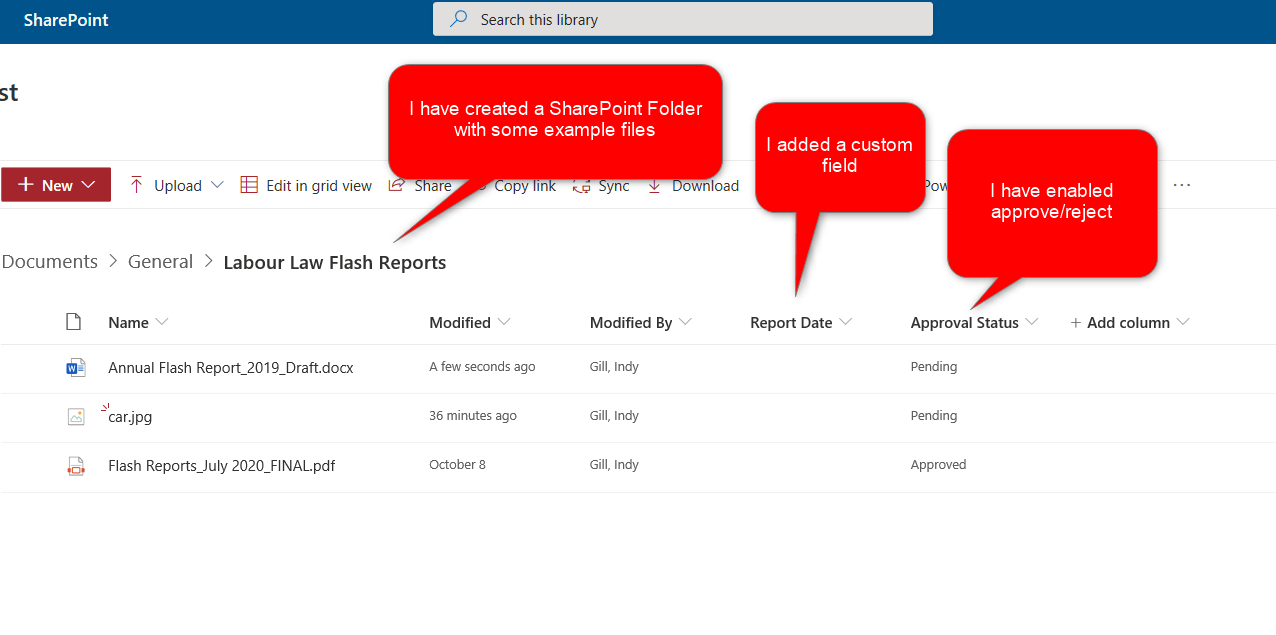 How does a SharePoint Folder link to a SharePoint Online List | Microsoft Community Hub