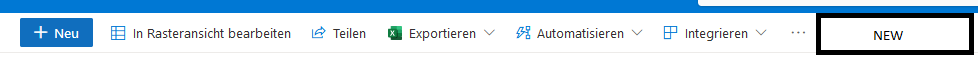 Sharepoint Online New Buttons in the Commandbar in Microsoft Sharepoint ...