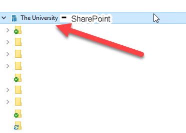 Change the text displayed on the root folder of all synced SharePoint ...