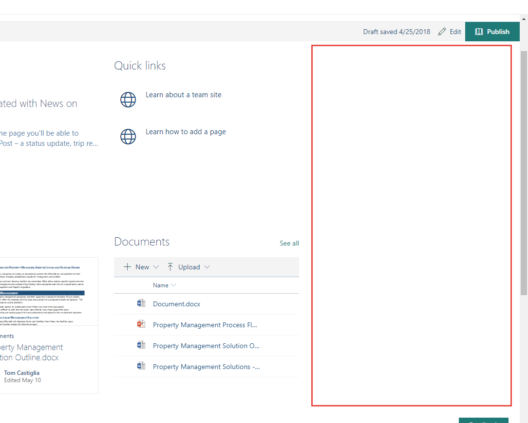 Why do modern pages leave so much white space? | Microsoft Community Hub
