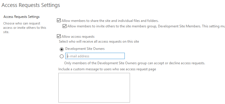 How to Programatically update the RequestAccess of the sharepoint site ...